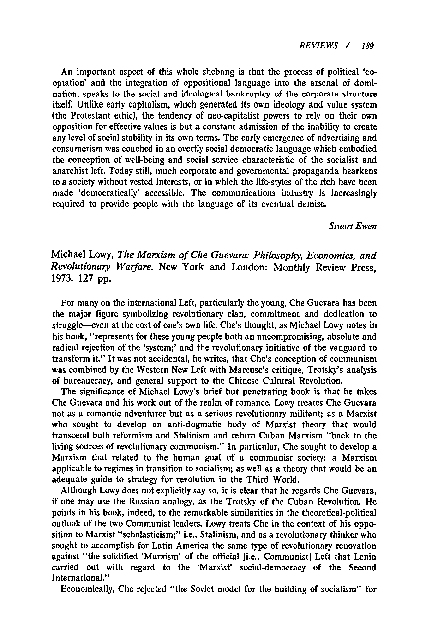 (PDF) The Marxism of Che Guevara: Philosophy, Economics, and ...