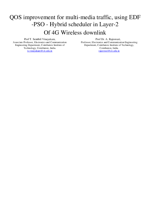 (PDF) Qos Improvement for Multi-Media Traffic, Using Edf -Pso - Hybrid Scheduler in LAYER-2 of ...