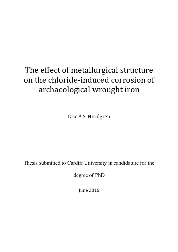 (PDF) The effect of metallurgical structure on the chloride-induced ...