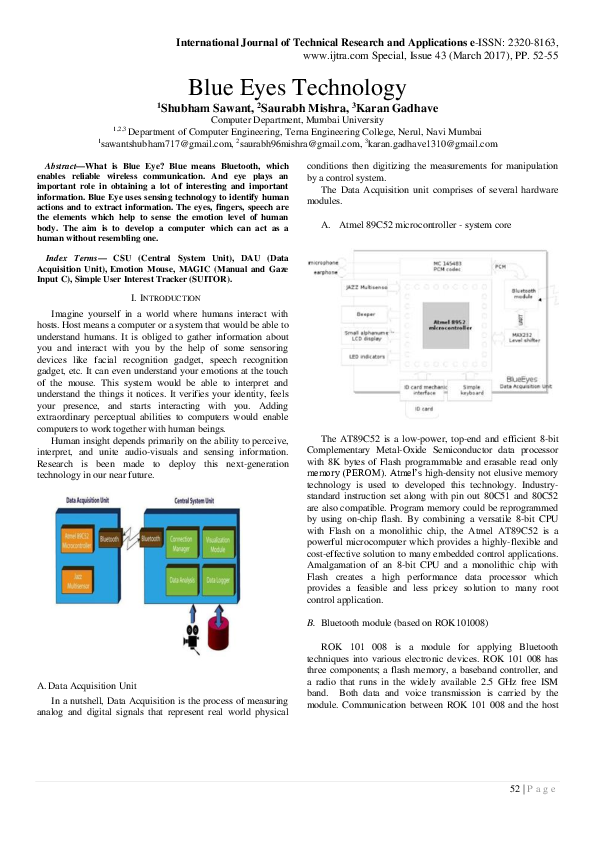 (PDF) Blue Eyes Technology