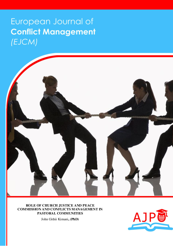 (PDF) Role of Church Justice and Peace Commission and Conflicts ...