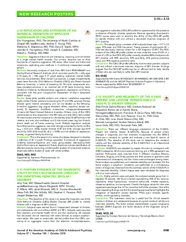 (PDF) 3.12 Validity and Reliability of the K-Sads Present and Lifetime ...