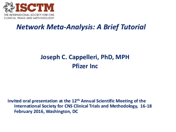 (PDF) Network Meta-analysis