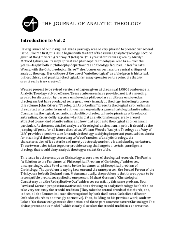 (PDF) Introduction to Vol. 2 | Kevin Diller - Academia.edu