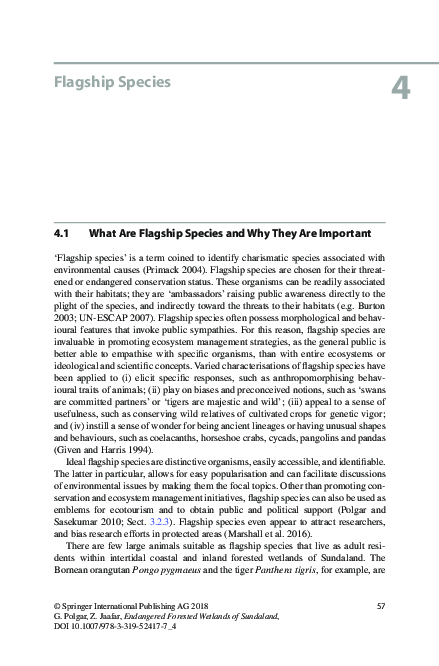 (PDF) Flagship Species