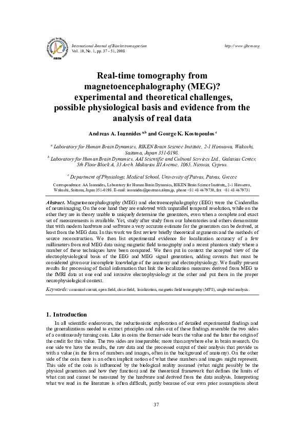(PDF) Real-time tomography from magnetoencephalography (MEG ...