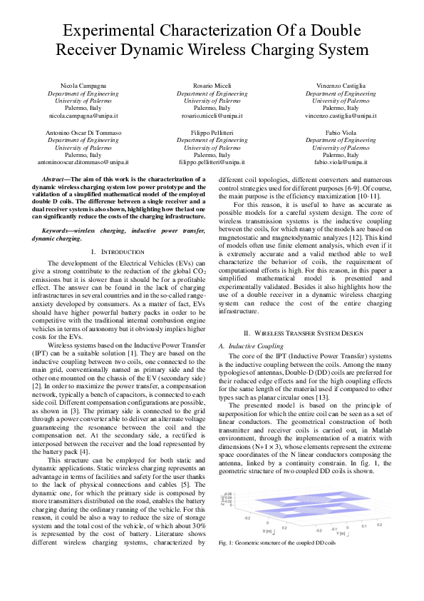 (PDF) Experimental Characterization Of a Double Receiver Dynamic ...