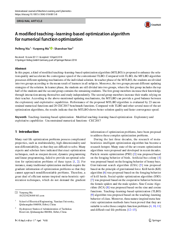 (PDF) Modified teaching learning based optimization for selective harmonic elimination in ...