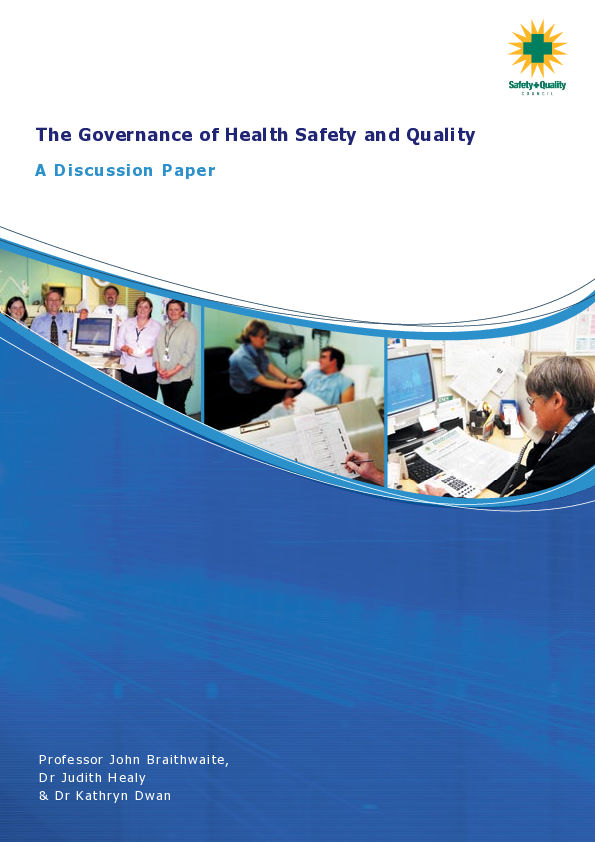 (PDF) The governance of health safety and quality