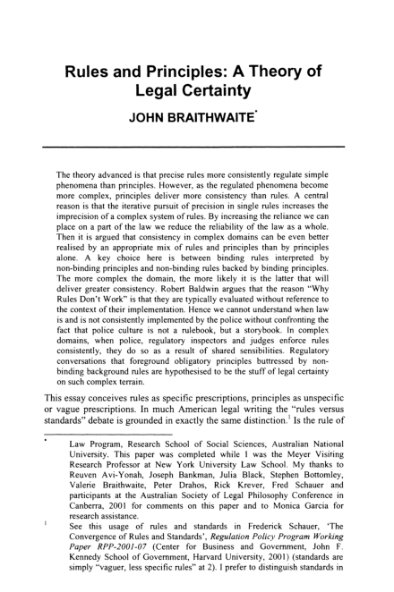 (PDF) Rules and Principles: A Theory of Legal Certainty