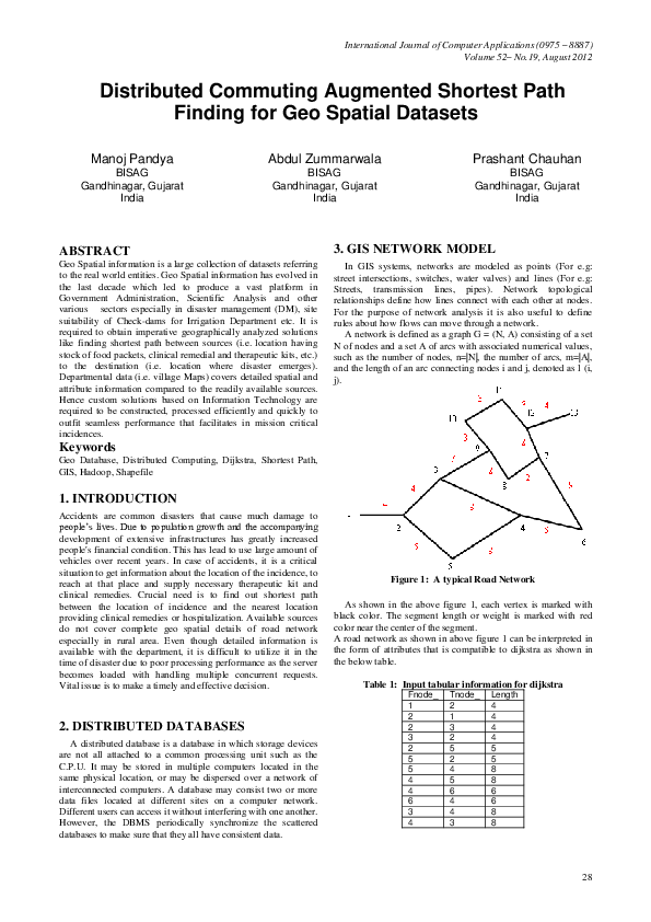 (PDF) Augmented Shortest Path Finding in Geo Databases