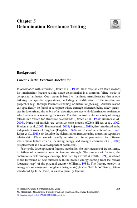 (PDF) Delamination Resistance Testing