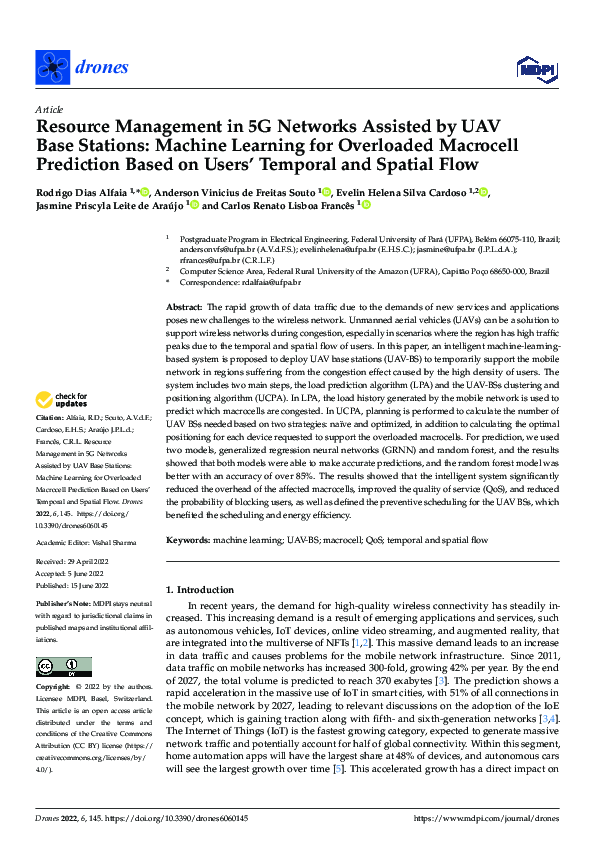 (PDF) Resource Management in 5G Networks Assisted by UAV Base Stations ...