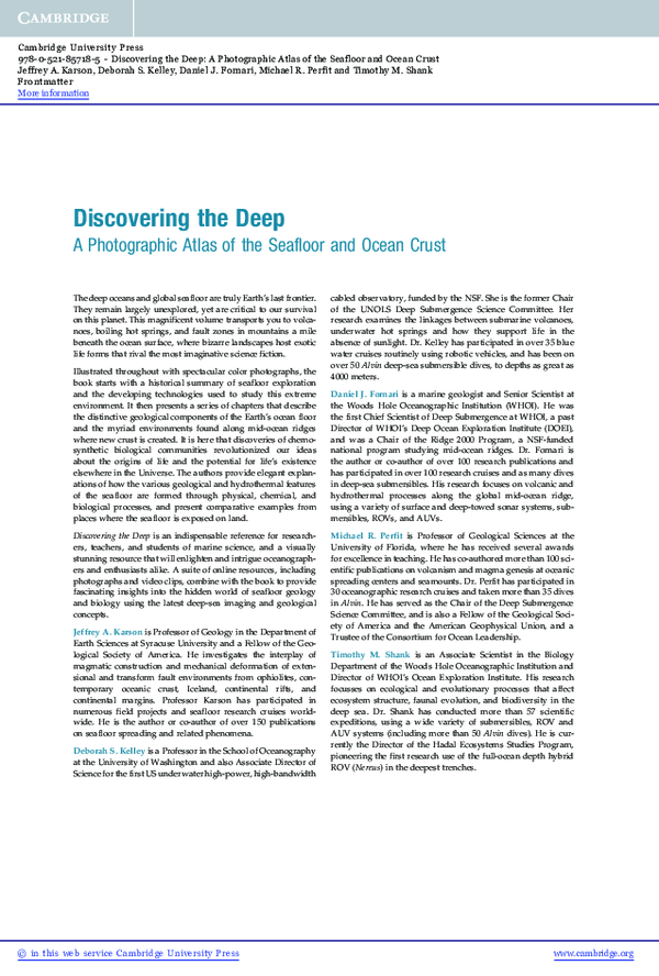(PDF) Discovering the Deep