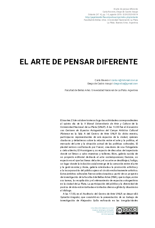 (PDF) El arte de pensar diferente (PDF) El arte de pensar diferente