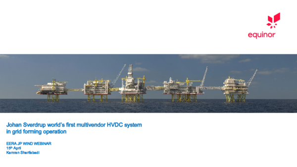 (PDF) Johan Sverdrup world's first multivendor HVDC system in grid ...