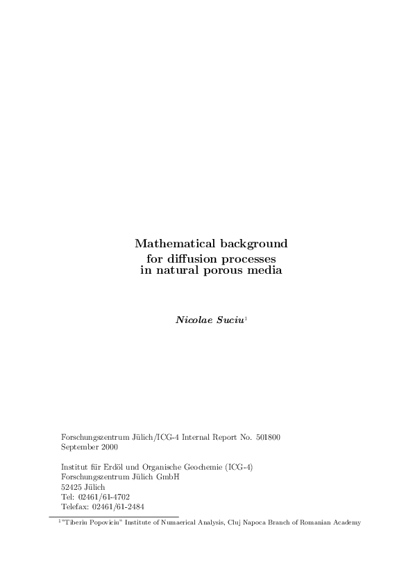 (PDF) Mathematical background