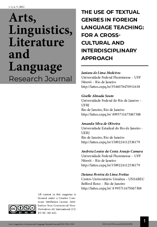 (PDF) THE USE OF TEXTUAL GENRES IN FOREIGN LANGUAGE TEACHING: FOR A CROSS-CULTURAL AND ...
