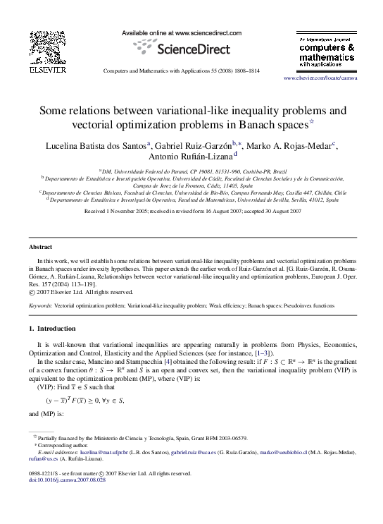 (PDF) Some relations between variational-like inequality problems and ...