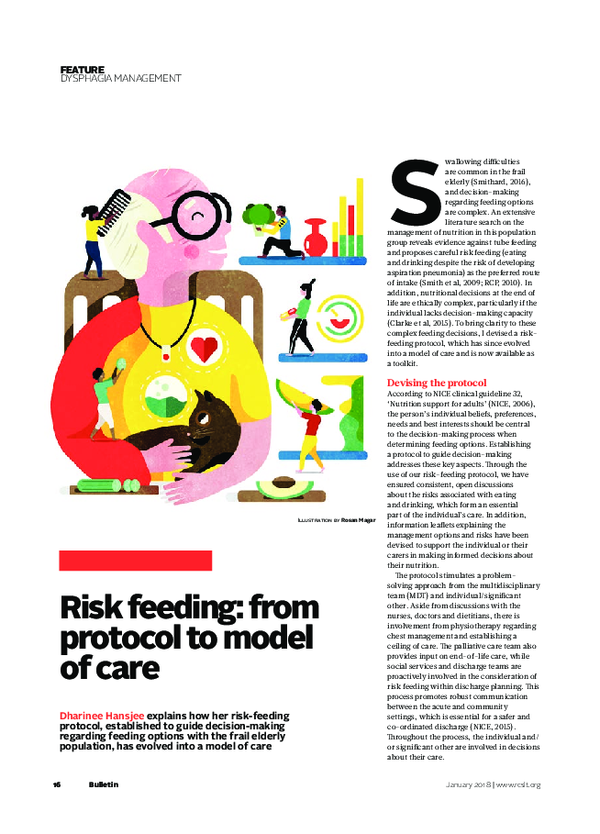(PDF) Risk feeding: from protocol to model of care