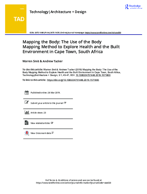 (PDF) Mapping the Body: The Use of the Body Mapping Method to Explore ...