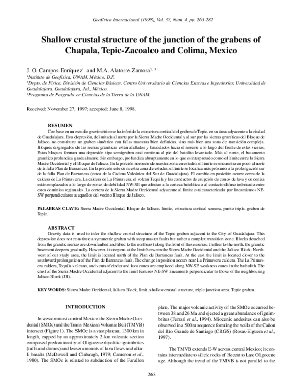 (PDF) Shallow crustal structure of the junction of the grabens of ...