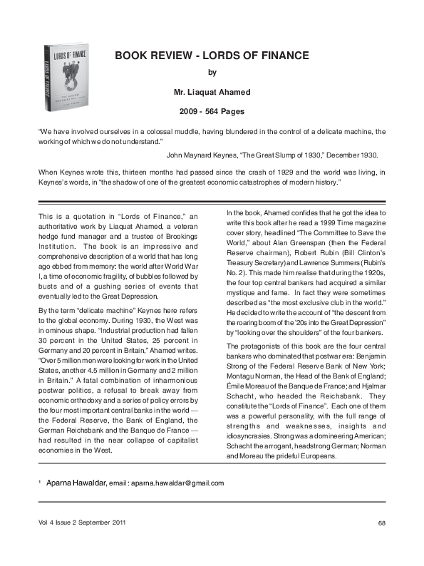 (PDF) Lords of Finance