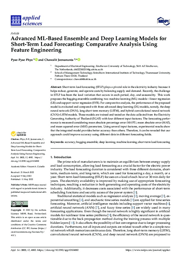 Pdf Advanced Ml Based Ensemble And Deep Learning Models For Short