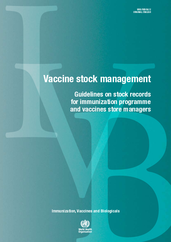 (PDF) Vaccine stock management : guidelines on stock records for ...