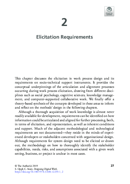 (PDF) Elicitation Requirements
