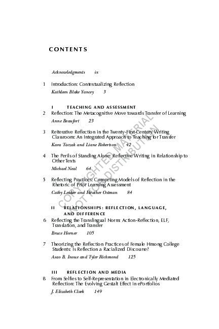 (PDF) Theorizing the Reflection Practices of Female Hmong College ...