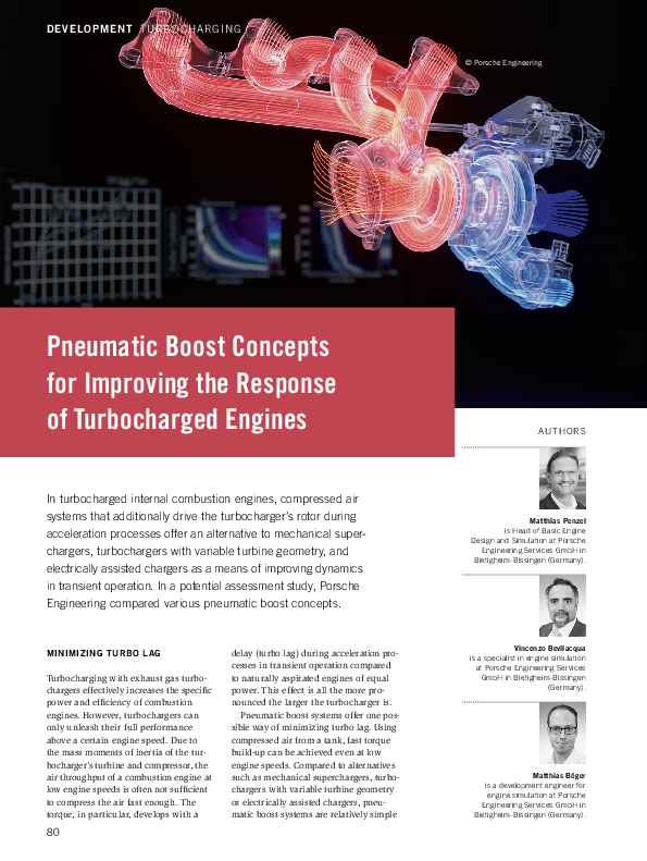 (PDF) Pneumatic Boost Concepts for Improving the Response of ...