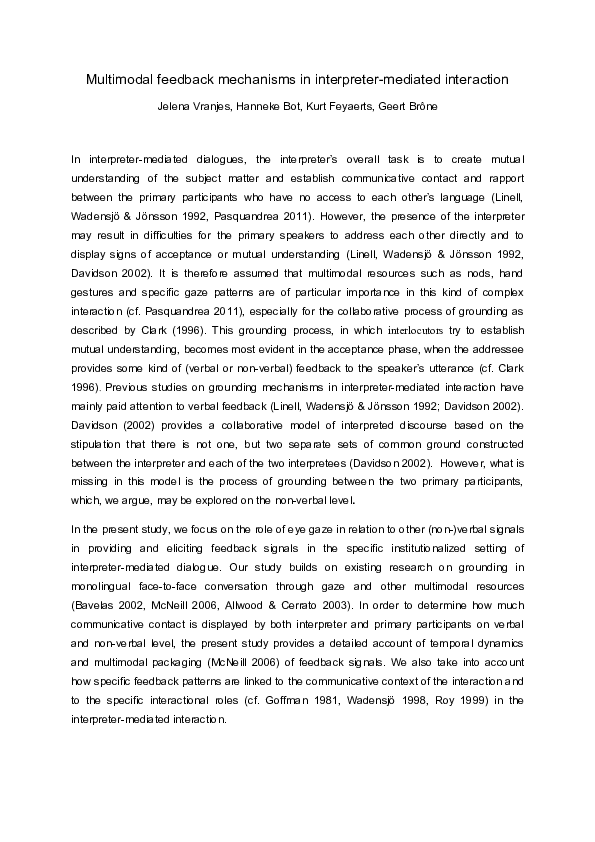 (DOC) Multimodal feedback mechanisms in interpreter-mediated interaction