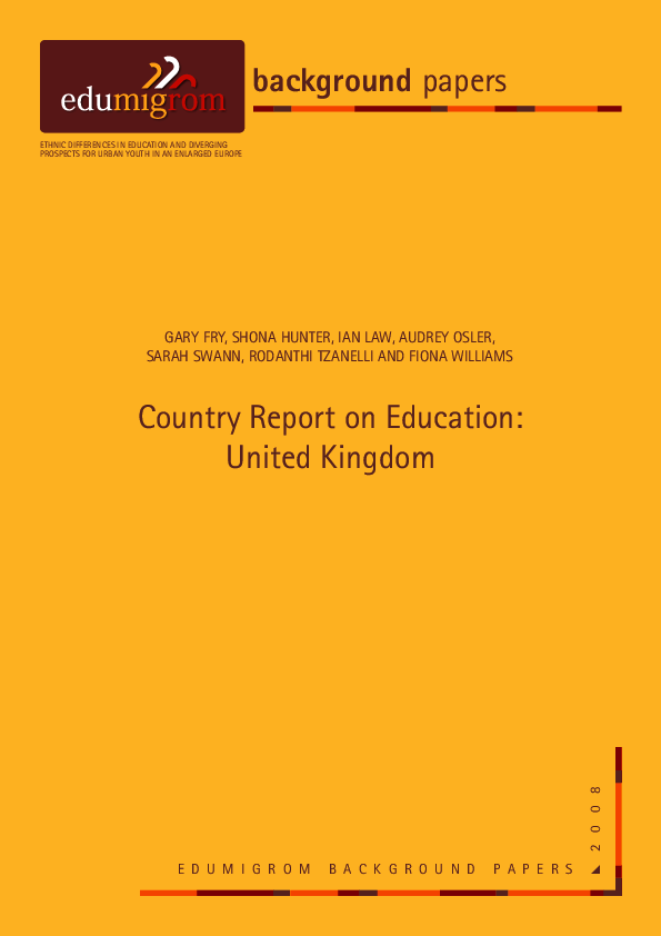 (PDF) Country Report on Education: United Kingdom