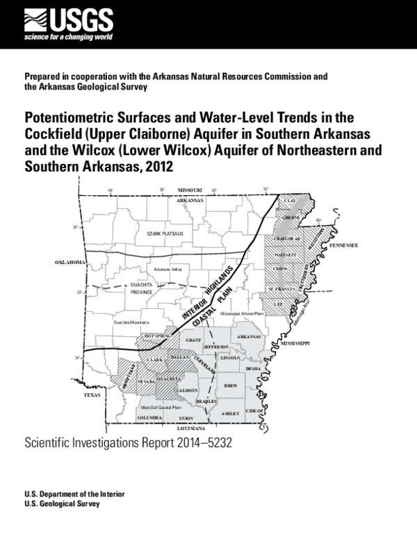 (PDF) Potentiometric surfaces and water-level trends in the Cockfield ...