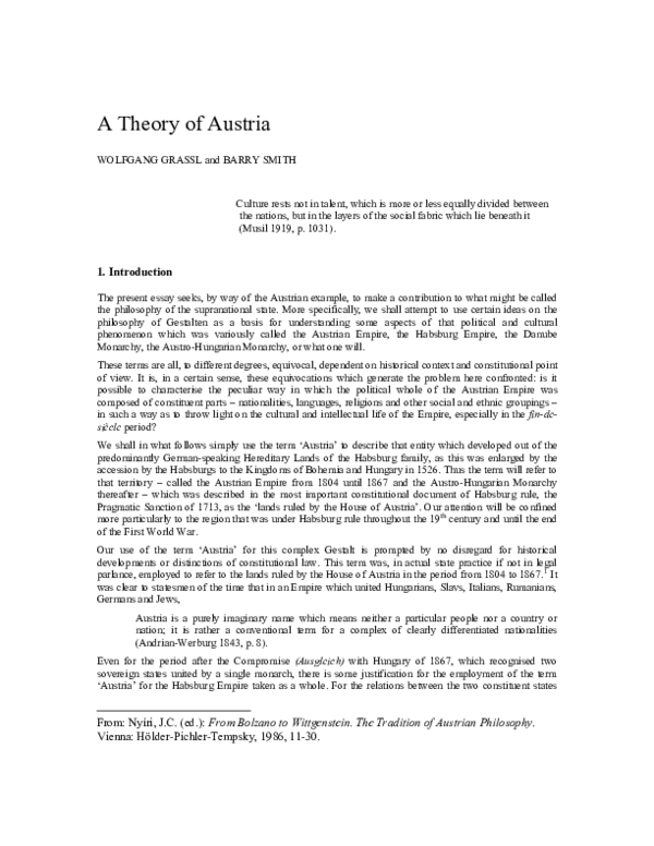 (PDF) A theory of Austria