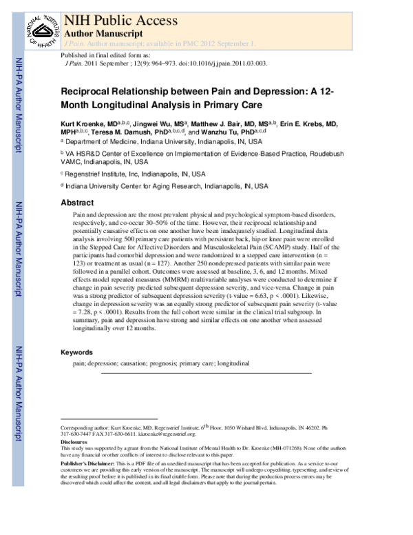 (PDF) Faculty of 1000 evaluation for Reciprocal relationship between ...