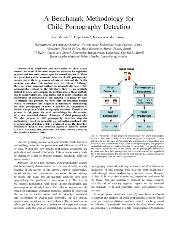 (PDF) A Benchmark Methodology for Child Pornography Detection | filipe verdun Costa - Academia.edu