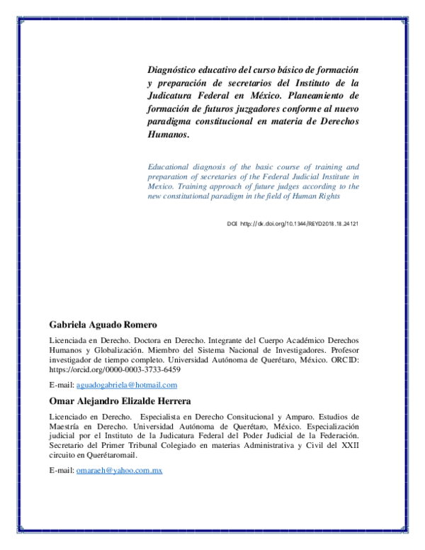 (PDF) Diagn stico educativo del curso b sico de formaci n y preparaci n de secretarios del ...