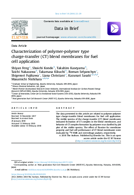 (PDF) Characterization of polymer-polymer type charge-transfer (CT ...
