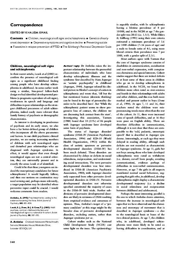 (PDF) The Edinburgh Postnatal Depression Scale