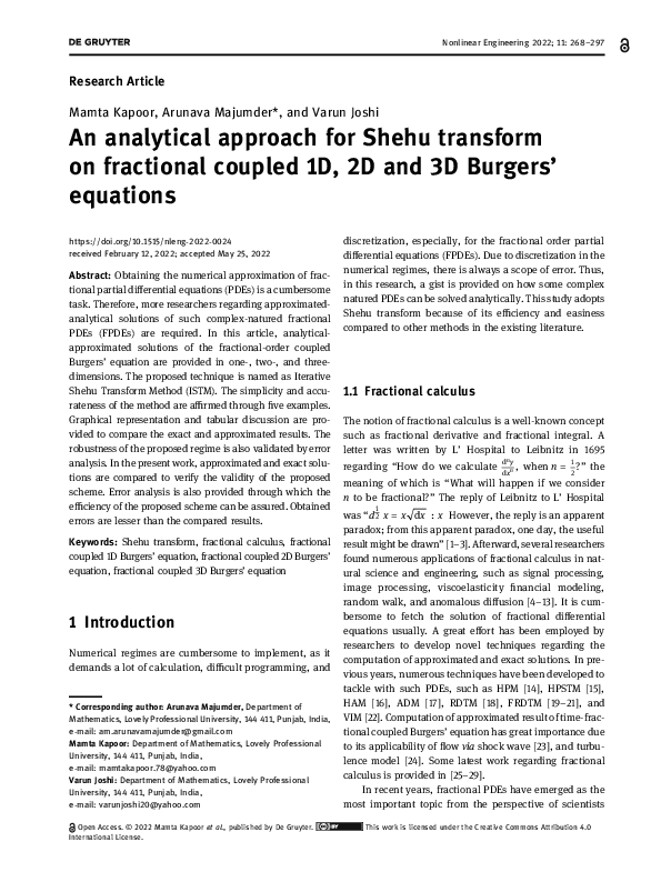 (PDF) An analytical approach for Shehu transform on fractional coupled ...