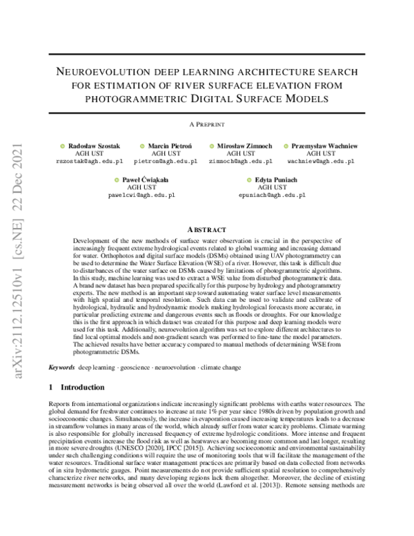 (PDF) Neuroevolution deep learning architecture search for estimation ... (PDF) Neuroevolution deep learning architecture search for estimation ...