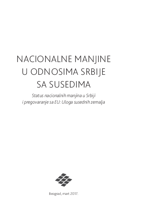 (PDF) Nacionalne manjine u odnosima Srbije sa susedima - Status ...