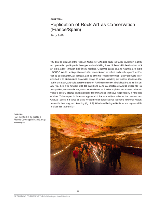 (PDF) Replication of Rock Art as Conservation