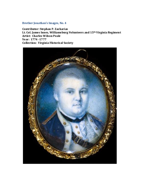 (PDF) Brother Jonathan's Images, No. 4 Contributor: Lt. Col. James ...