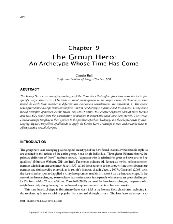 (PDF) The Group Hero