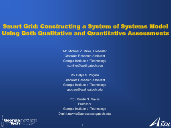 (PDF) Smart Grid: Constructing a System of Systems Model Using Both Qualitative and Quantitative ...