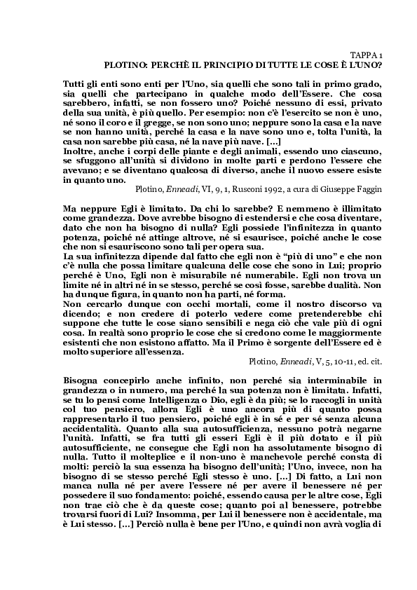 (DOC) LA FILOSOFIA DI PLOTINO | Saverio Mauro Tassi - Academia.edu