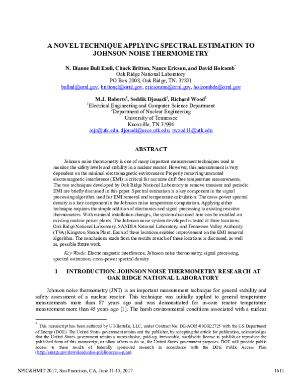 (PDF) 2 . 1 Electromagnetic Interference Removal Techniques : Rejection ...